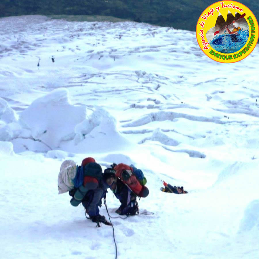 Climbing Route – Nevado Huascaran – Cordillera Blanca Peru