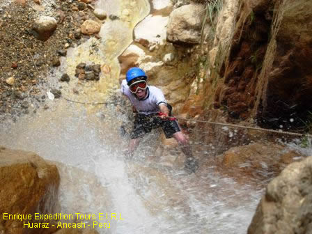 Canyoning in Huaraz Peru