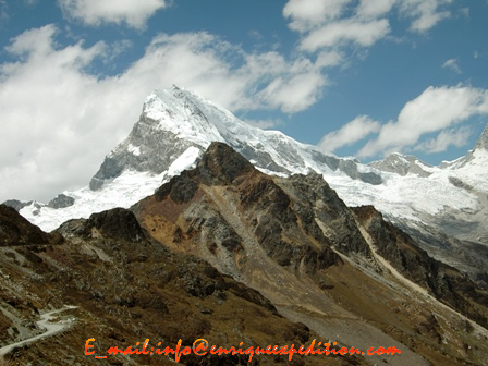 Nevado Copa Chopicalqui Huascaran Sur Ascensión Cordillera Blanca Peru ...