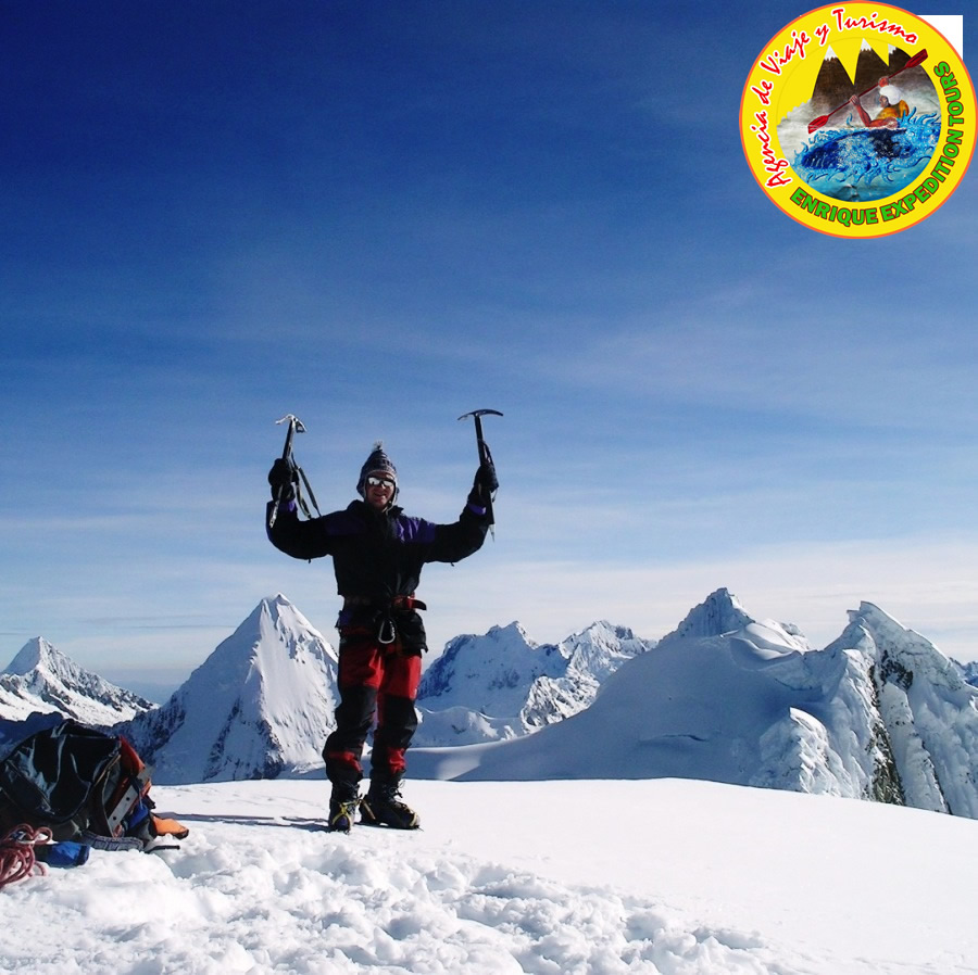 Climbing in the South American Andes Mount Pisco Perú