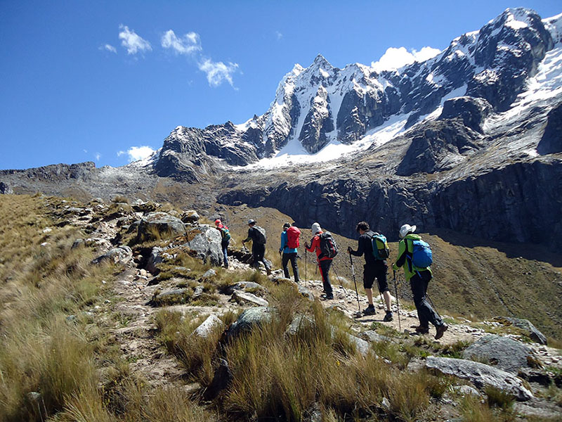 Ruta Trekking Llanganuco Santa Cruz Cordillera Blanca Peru